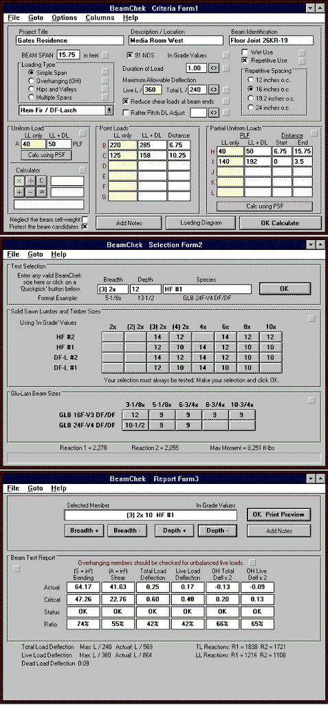 Item 10614 BEAM CHECK STRUCTURAL DESIGN SOFTWARE "NOT AVAILABLE ...